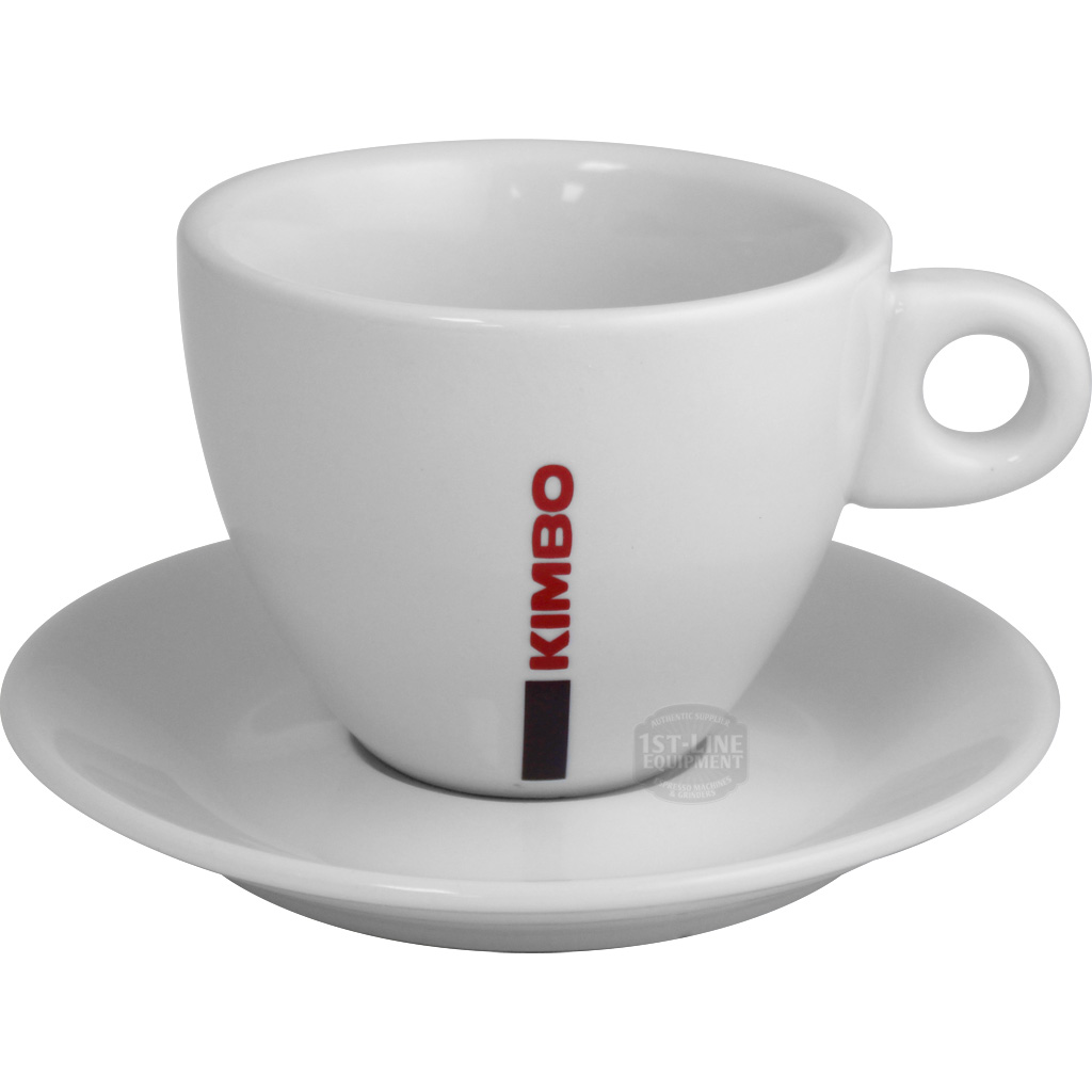 Kimbo Cappuccino Cup & Saucer - large, 9.5 fl oz