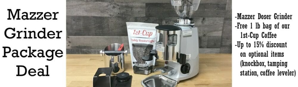 Mazzer Mini Doser Espresso Grinder Package Deal - 1st-line Equipment