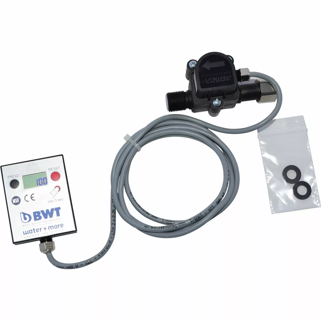 BWT 812495 High Flow Aqua Meter 3/8" with LCD Display | 1st-line.com