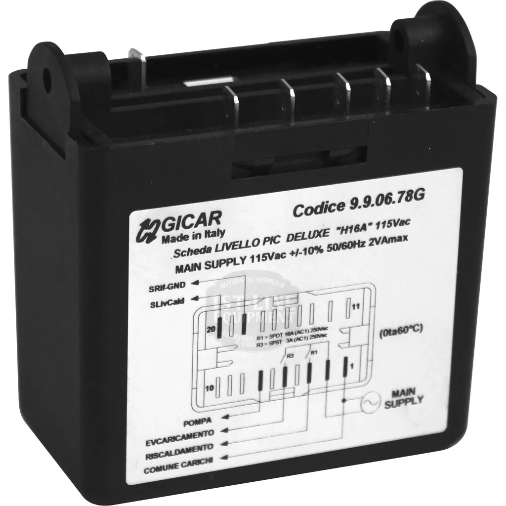 Gicar ELETREGLIVDJ1 Brain Unit - 9.9.06.78G, 110V, w/out 2 pin hole ...