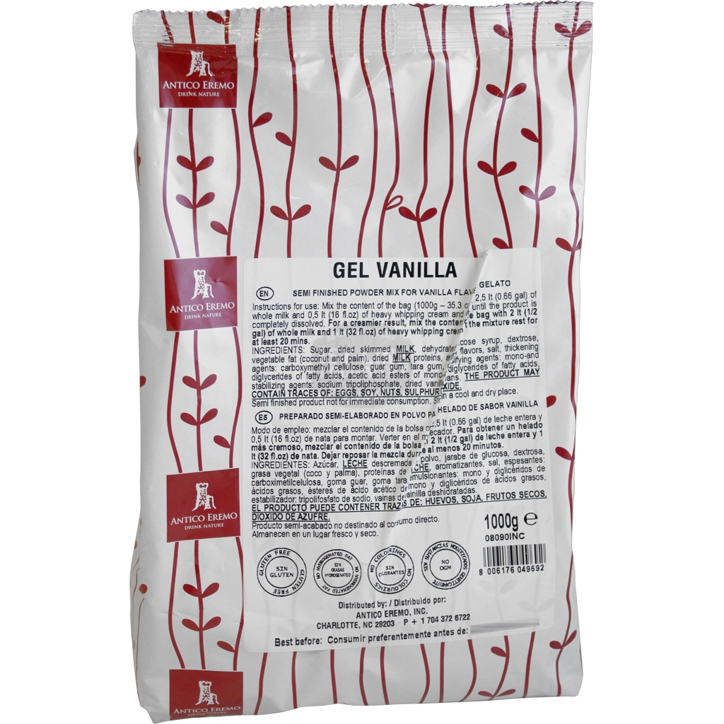 DISCONTINUED Antico Eremo Vanilla Gelato & Sorbet Powder Mix – 2.2lb bag