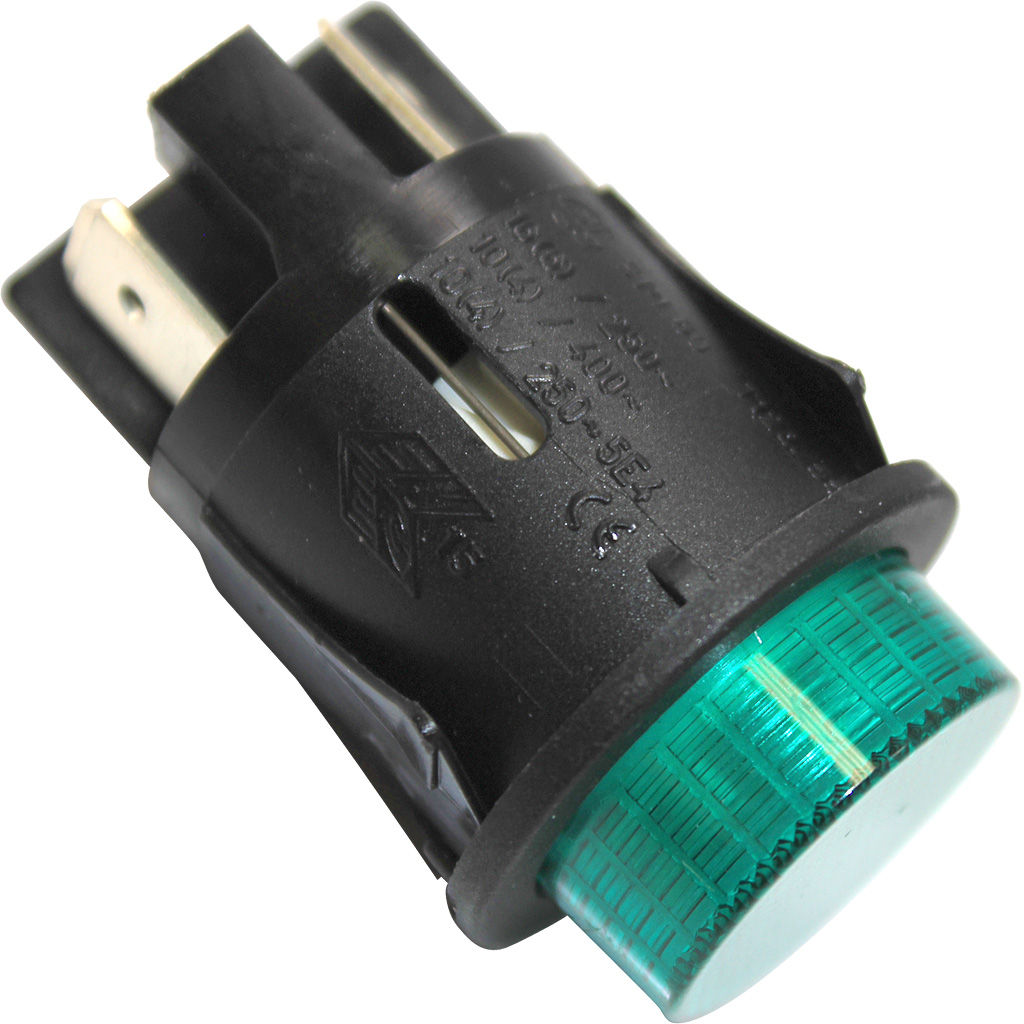 Bezzera Round Green Switch for BZ02
