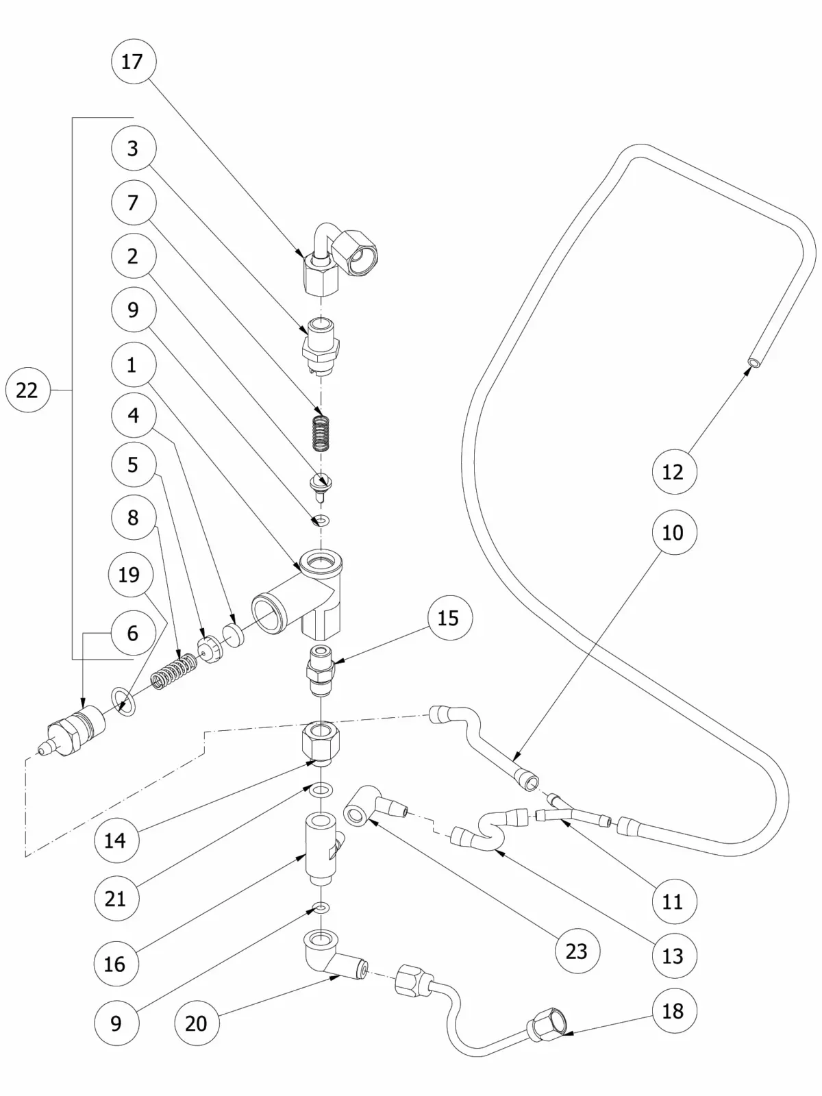 Parts Diagram - Bezzera Unica - 1st-line Equipment, LLC