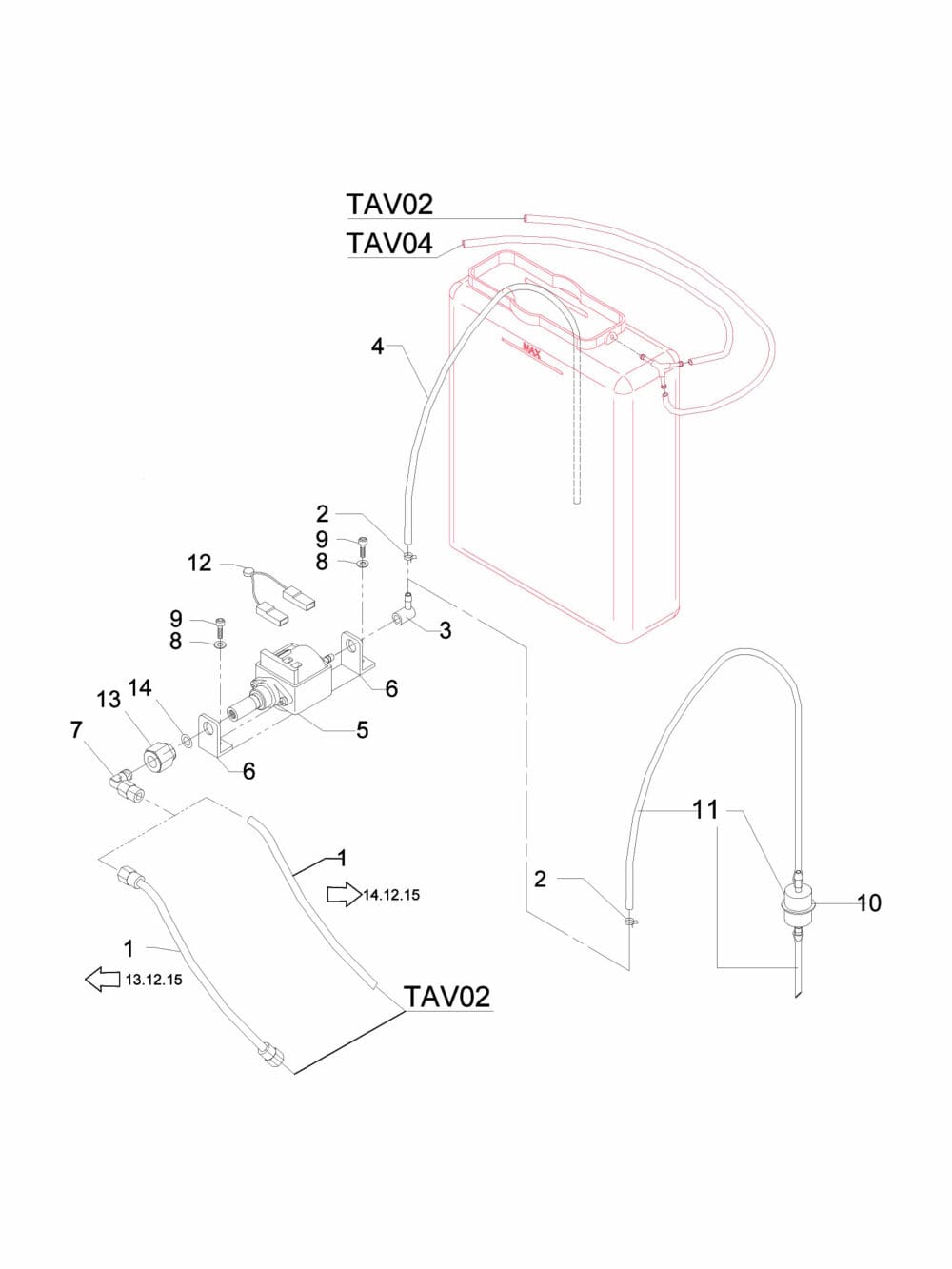 Parts Diagram - Bezzera Unica | 1st-line.com