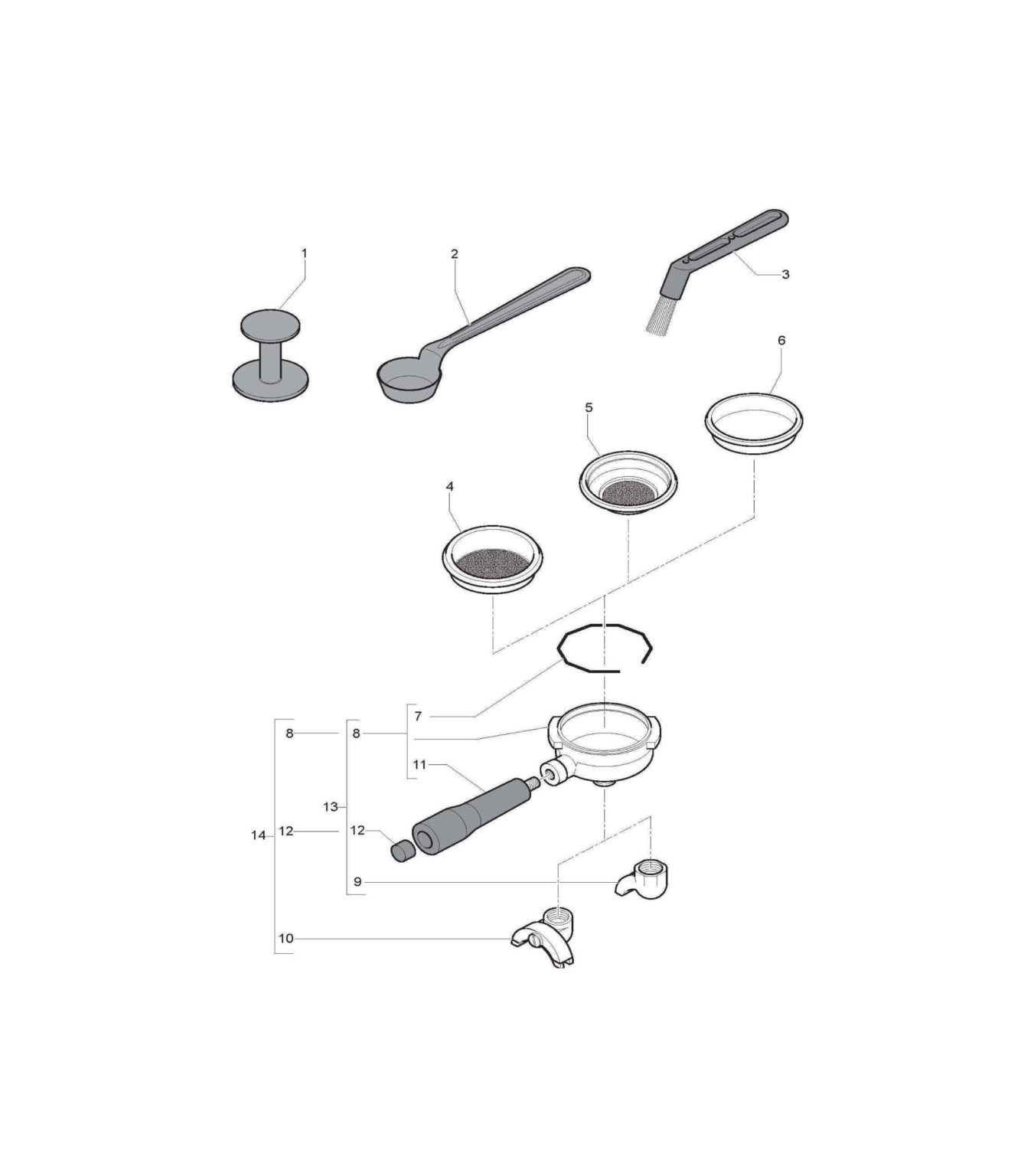 Parts Diagram - ECM Barista