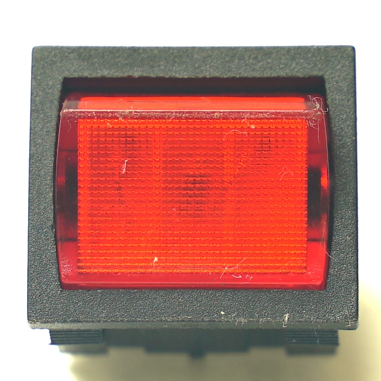 V.4346 RED ROCKER SWITCH - 1st-line Equipment