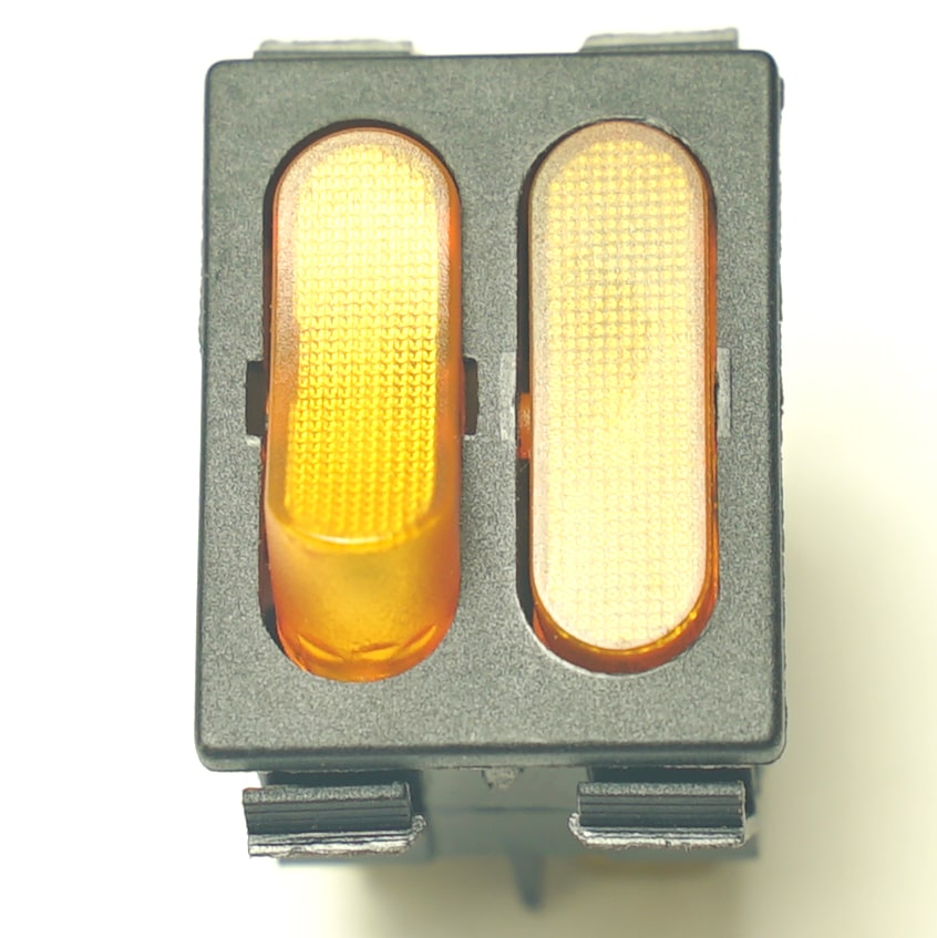 V.4383 YELLOW ROCKER SWITCH + PILOT - 1st-line Equipment