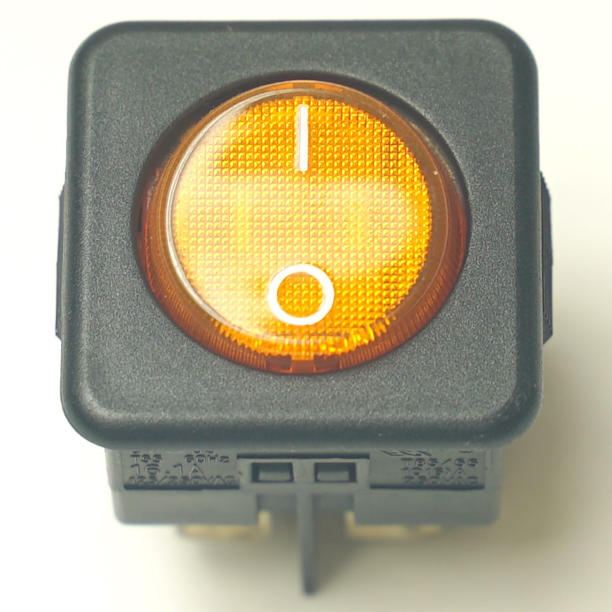 V.4395 ROCKER SWITCH - YELLOW - 1st-line Equipment