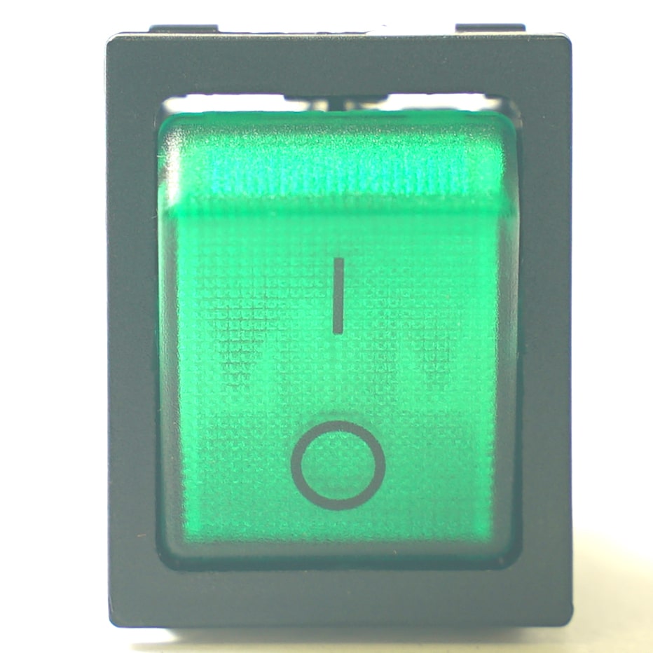 DH.318 GREEN BIPOLAR SWITCH 250V 16A - 1st-line Equipment