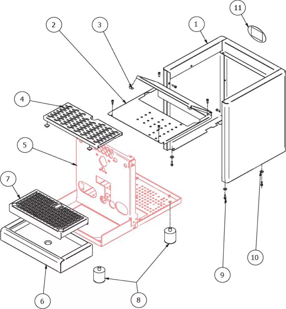 Parts Diagram - Bezzera BZ16 | 1st-line Equipment, LLC