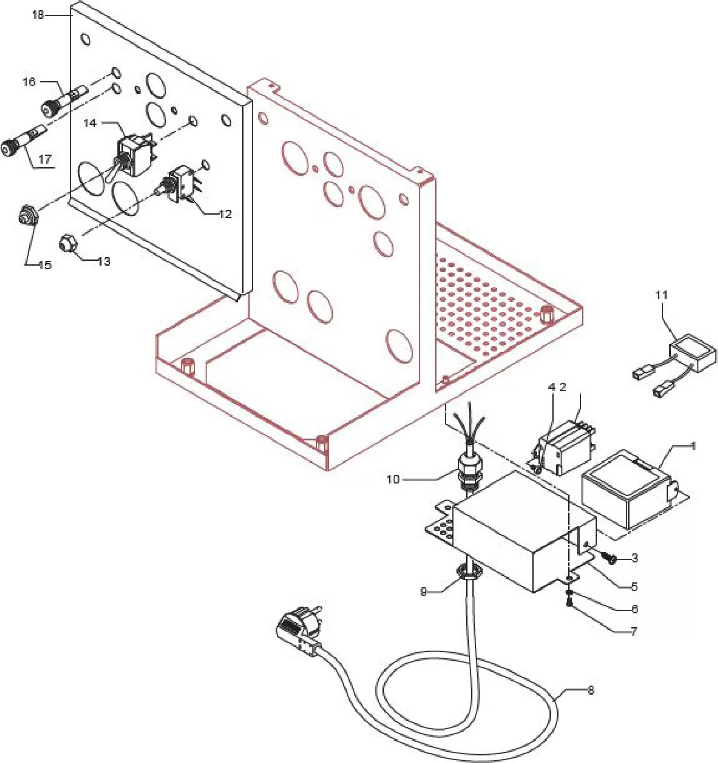 Parts Diagram Bezzera Magica PID | 1st-line.com