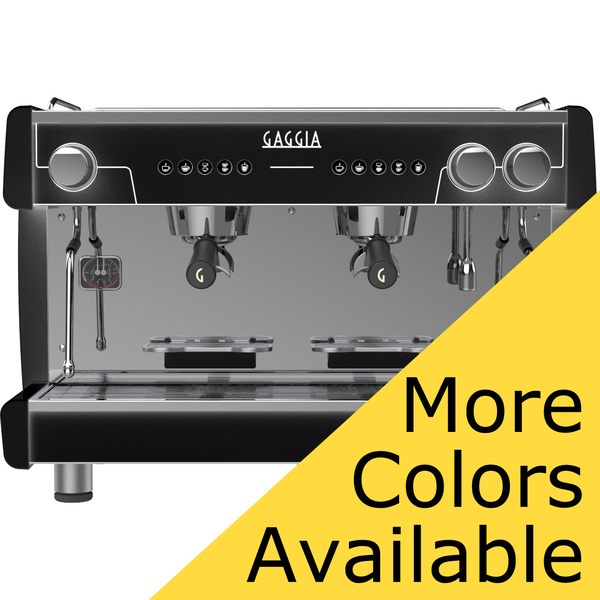 Gaggia Vetro 2 Group Tall Cup Commercial Espresso Machine | 1st-line.com
